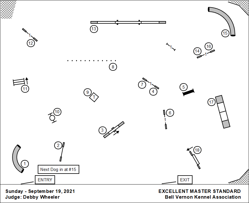 Exhibitor Course Maps – Debby Wheeler – All Things Dog Agility